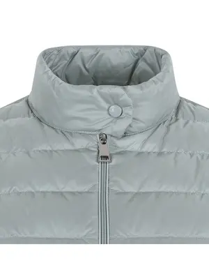 Moncler Lans Zip-up Short Padded Jacket - Grey