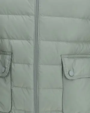 Moncler Lans Zip-up Short Padded Jacket - Grey