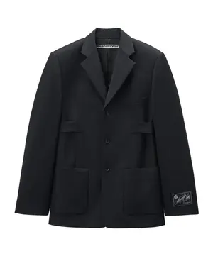 Alexander Wang Logo Patch Single-breasted Blazer