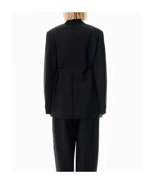 Alexander Wang Logo Patch Single-breasted Blazer