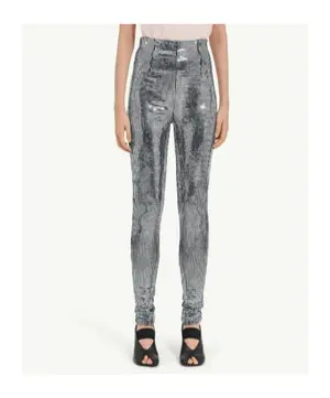 MAISON MARGIELA High-waisted Sequinned Trousers