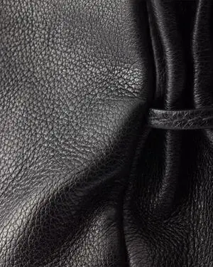 Prada Bonnie Medium Antiqued Leather Tote Bag - Black