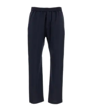 Barena Venezia Navy Straight Leg Trousers