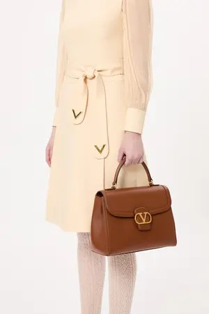 Valentino Garavani Vlogo Signature Foldover Top Tote Bag