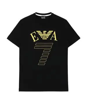 EA7 Logo T-shirt With Round Neck