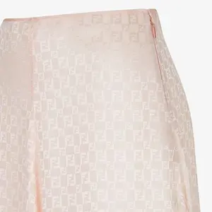 Fendi Printed Flared Midi Skirt