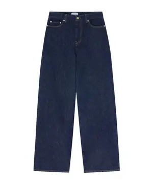 GANNI Straight-leg Wide Jeans