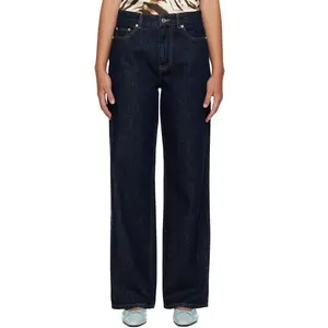 GANNI Straight-leg Wide Jeans