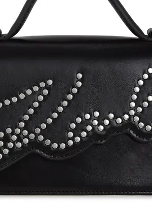 Karl Lagerfeld Signature Studded Cross Body Bag