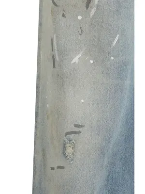 Acne Studios Wide-leg Distressed Jeans