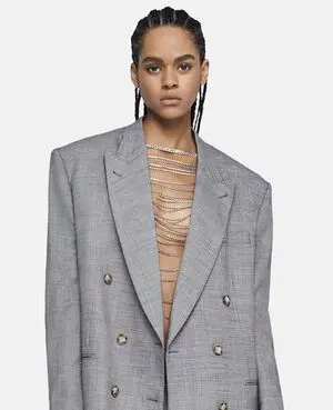 Stella McCartney Double-breasted Blazer - Gray