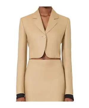 Max Mara Cropped Blazer - No