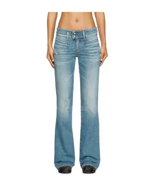 DIESEL® D-hush Bootcut Jeans - Medium Blue