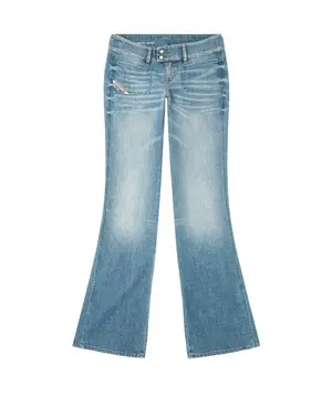 DIESEL® D-hush Bootcut Jeans - Medium Blue