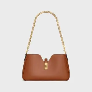 Celine Camille 16 Soft Shoulder Bag In Smooth Calfskin - Tan
