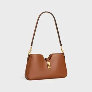 Celine Camille 16 Soft Shoulder Bag In Smooth Calfskin - Tan