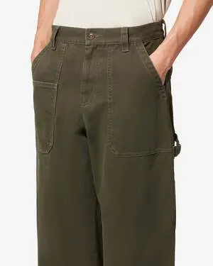 Isabel Marant Étoile Albo Wide Leg Pants - Khaki