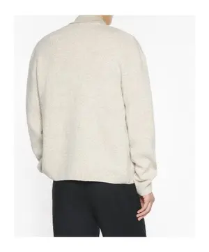 Maison Kitsuné Fox Head Cardigan - Tan