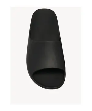 THE ROW Ama Rubber Slides - Black