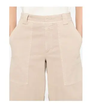 Closed Rhannon Patch-pocket Tapered Trousers - Nude