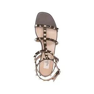 Valentino Garavani Rockstud Open-toe Flat Sandals - Multicolor