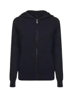 Loro Piana Knitted Zip-up Hooded Jumper