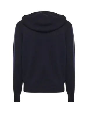 Loro Piana Zip-up Hooded Cardigan - Black