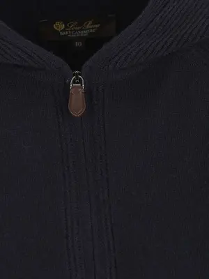 Loro Piana Zip-up Hooded Cardigan - Black
