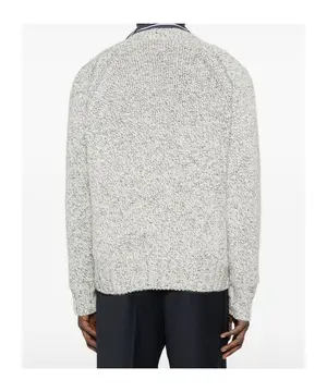 Zegna Speckled V-neck Sweater