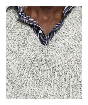 Zegna Speckled V-neck Sweater