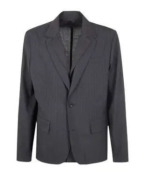 Sacai Pinstriped Button Jacket
