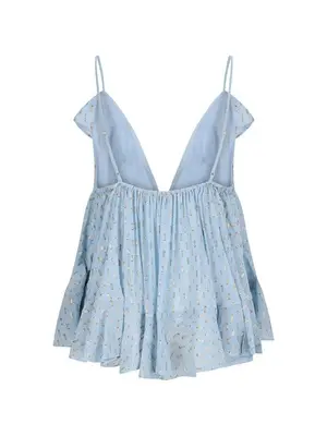Zimmermann Ruffle Front Tie Top