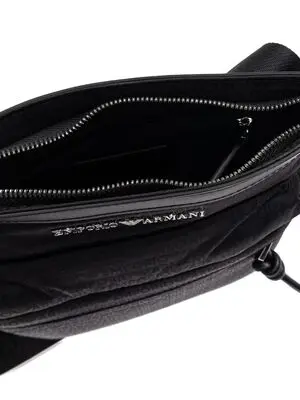Emporio Armani Logo Plaque Crossbody Bag
