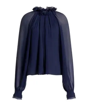 Alberta Ferretti High Neck Blouses