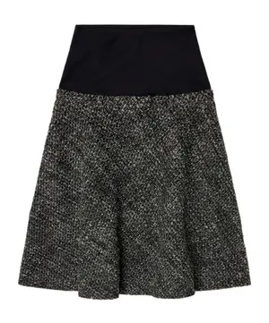 DIESEL® Panelled High-waisted Midi Skirt