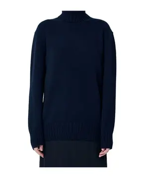 TOTEME Roll Neck Long Sleeved Jumper - Black