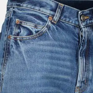 Saint Laurent V-waist Long Baggy Jeans