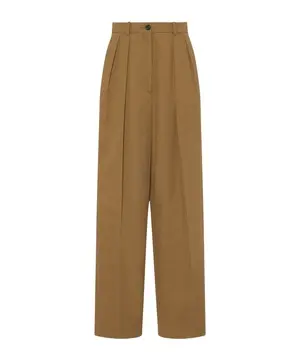 THE ROW Igor Pants - Dark Sand