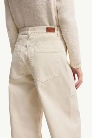Moncler Straight-leg Cotton Canvas Trousers With Logo Detail - Light Beige
