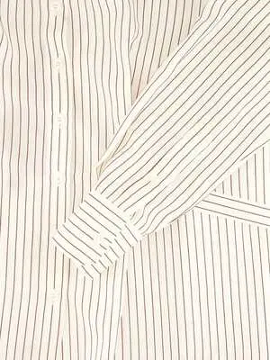 Dolce & Gabbana Pinstriped Shirt With Classic Collar - White