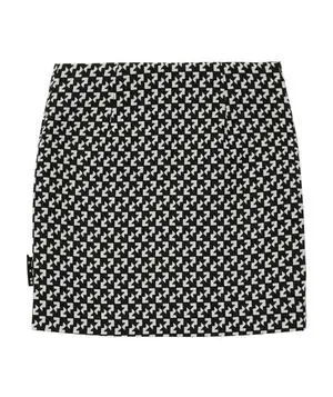 Off-White High-waisted Abstract Print Mini Skirt