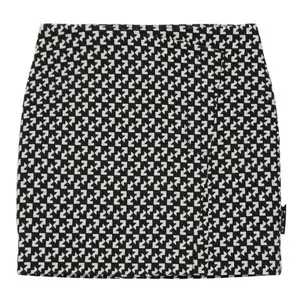 Off-White High-waisted Abstract Print Mini Skirt