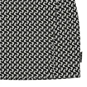 Off-White High-waisted Abstract Print Mini Skirt