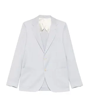 LARDINI Patch-pocket Jacket - Blue