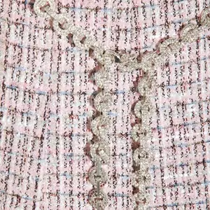 SELF-PORTRAIT Pleated Chain Belt Mini Skirt - No