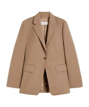 Max Mara Circense Single-breasted Blazer - Hazelnut Brown