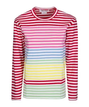 Comme Des Garçons Striped Long Sleeve T-shirt - No