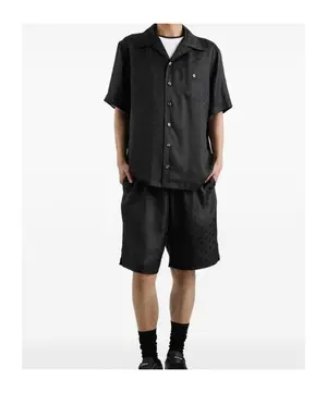 Dolce & Gabbana Dolce Gabbana Monogram Jacquard Short-sleeved Shirt