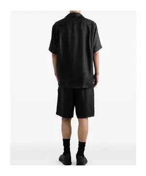 Dolce & Gabbana Dolce Gabbana Monogram Jacquard Short-sleeved Shirt