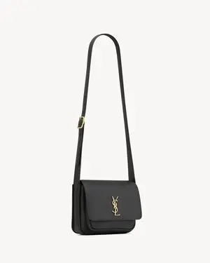 Saint Laurent Niki Logo Plaque Satchel Bag